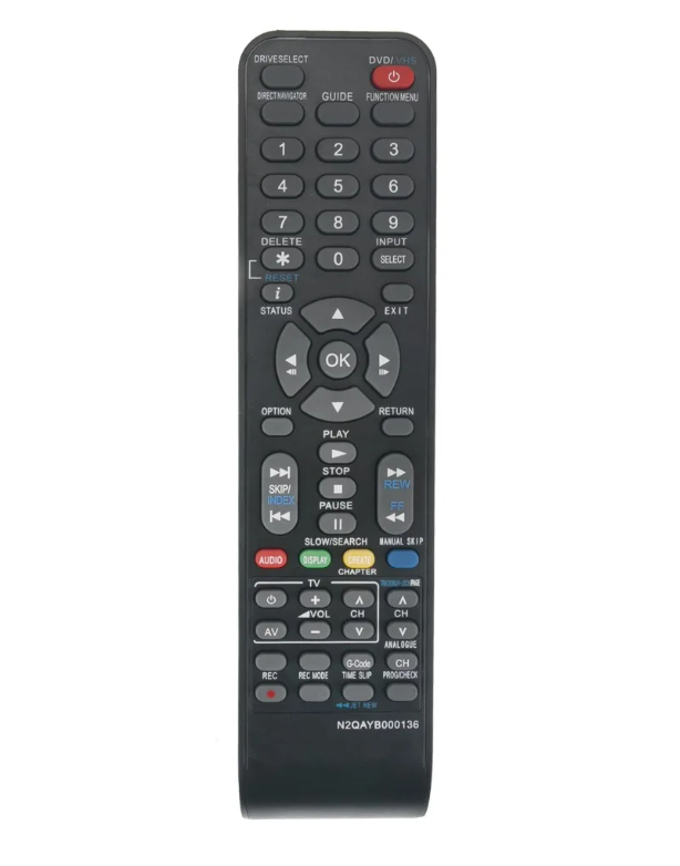 N2QAYB000136 Replacement Remote for Panasonic DVD Recorders