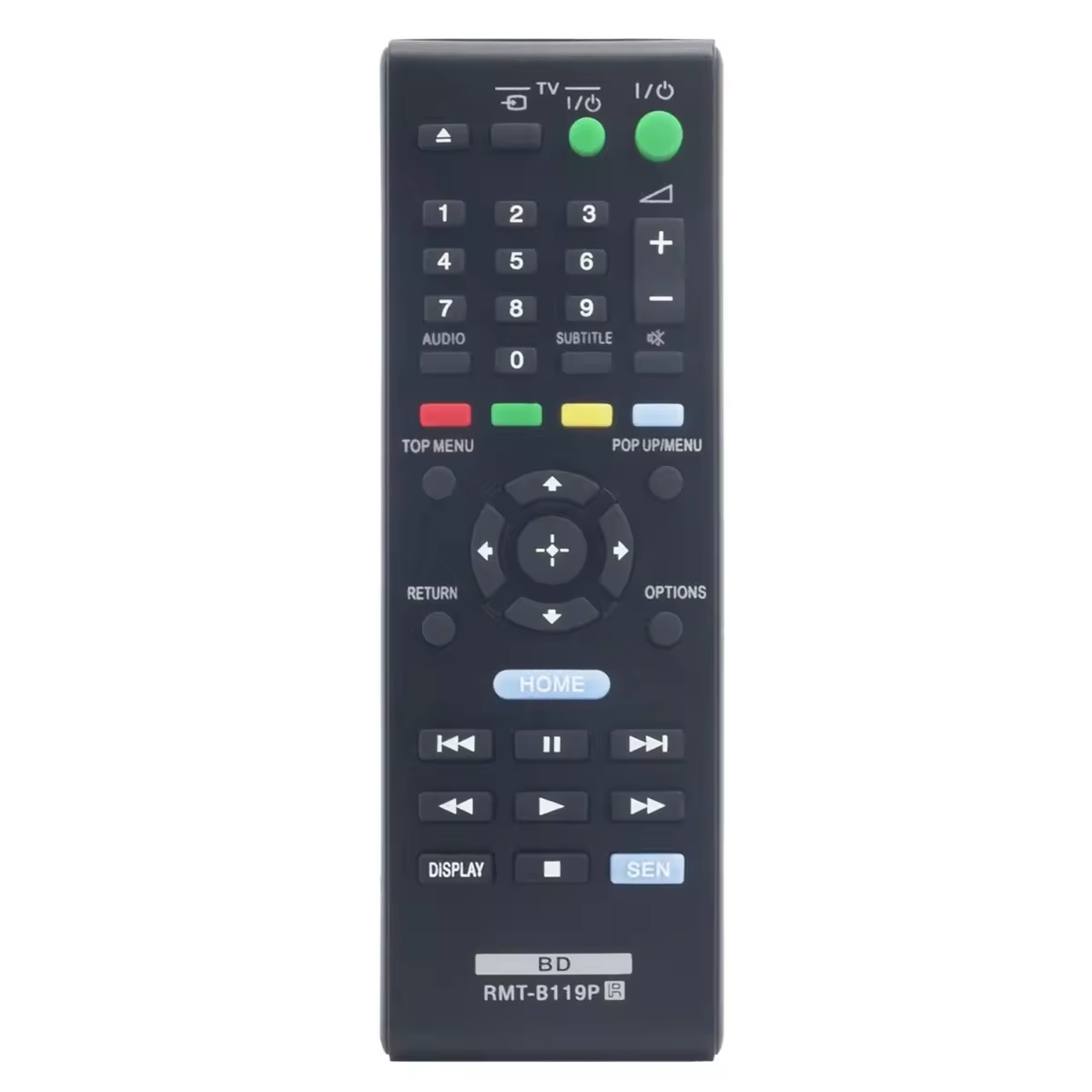 RMT-B119P Replacement Remote for Sony Blu-ray Disc DVD Players