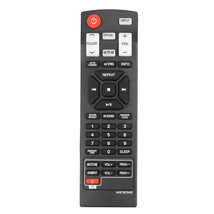 AKB73575402 Replacement Remote for LG Sound Bars
