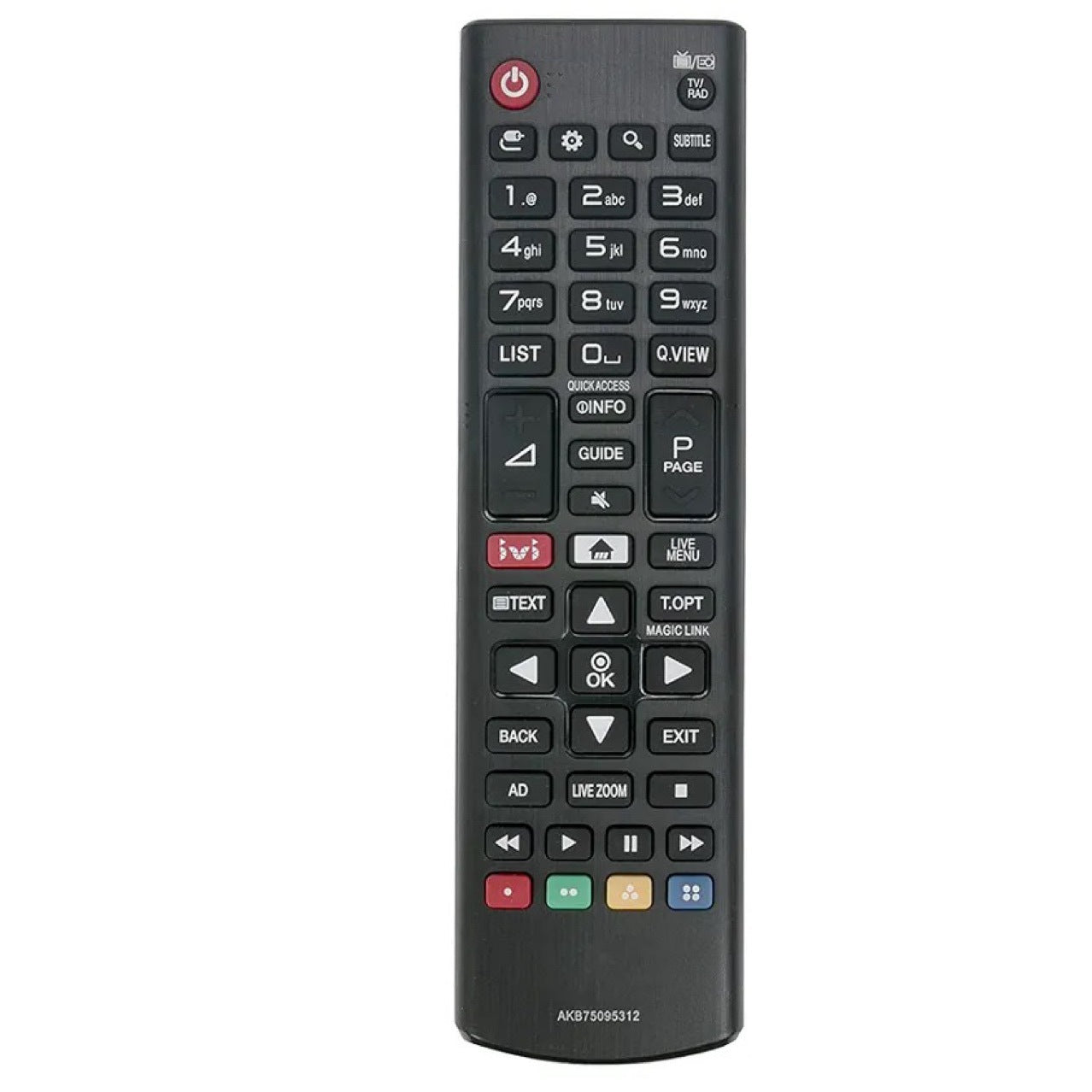 AKB75095312 Replacement Remote for LG Televisions