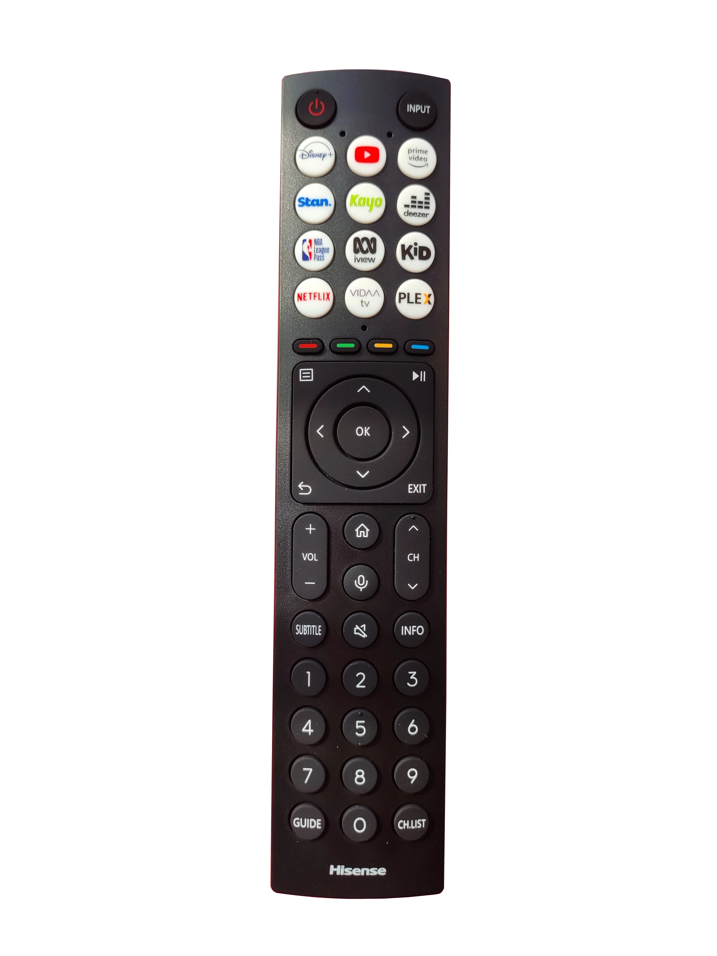 ERF3H86H Replacement Remote (Without Voice Control) for Hisense Televi
