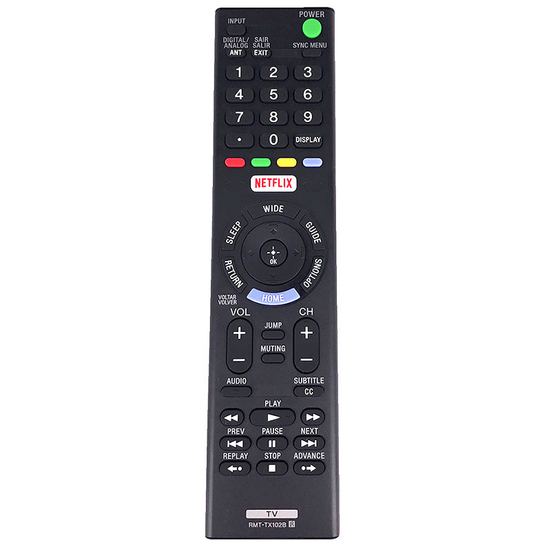 RMT-TX102B NETFLIX Replacement Remote for Sony Televisions