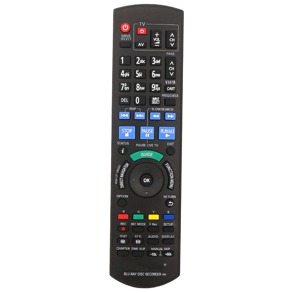 IR6 N2QAYB000475 Replacement Remote for Panasonic DVD Blu-Ray Disc Pla